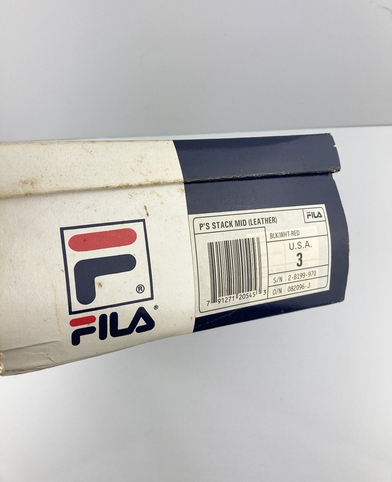 RARE! New/Old Stock 1996 Fila Stack 2 Jerry Stackhouse OG Leather ...
