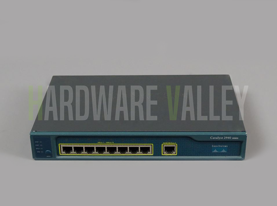 CISCO WS-C2940-8TT-S 8 10/100 Ethernet ports and 1 10/100/1000 Ethernet ...