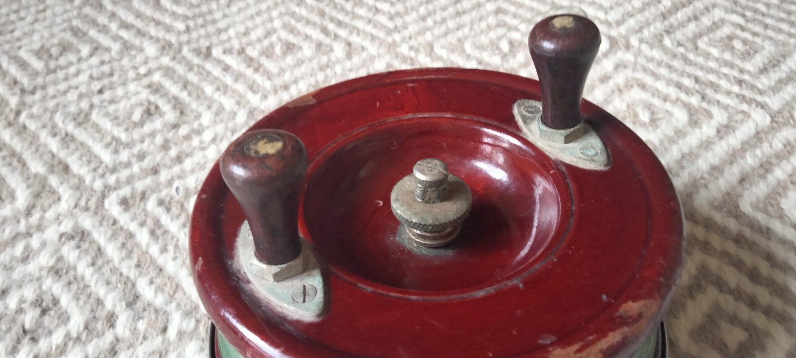 Vintage Alvey 500 Blackfish Reel Rosewood Bakelite Handles C1950s Aust ...