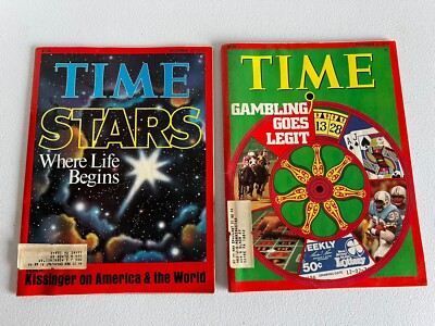 DECEMBER 6 1976 TIME MAGAZINE GAMBLING GOES LEGIT DEC 27, 1976 STARS ...