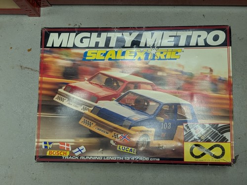 Scalextric Mighty Metro Set C.880 (1989) Complete & Tested Working ...