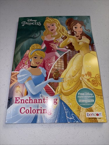 Disney Princess Enchanted Coloring Book With Free Digital Storybook | eBay