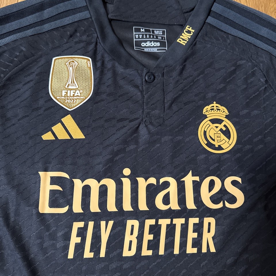 Official Adidas Real Madrid Jude Bellingham #5 23/24 Third Jersey ...