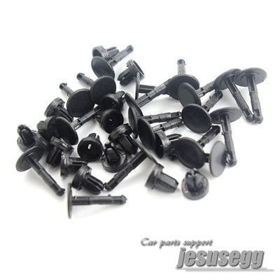 30pcs Clips Cowl Panel Clip Push Type Retainer Black For Honda # 91508 ...
