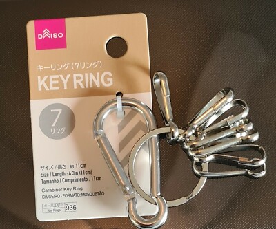 Daiso 7 Keys Ring | eBay