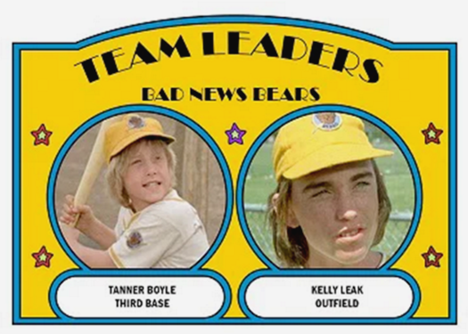 BAD NEWS BEARS COLLECTOR CARDS KELLY LEAK TANNER BOYLE ETC 52 & 77 ...