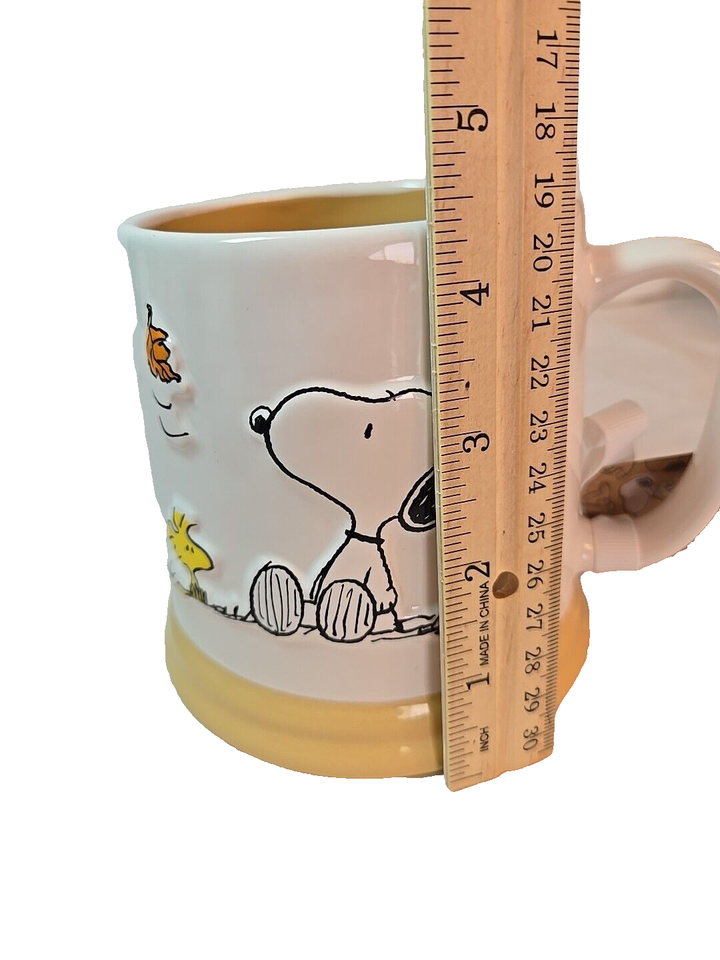 Rae Dunn Peanuts Snoopy & Woodstock Fall Is In The Air Mug, Fall Coffee ...