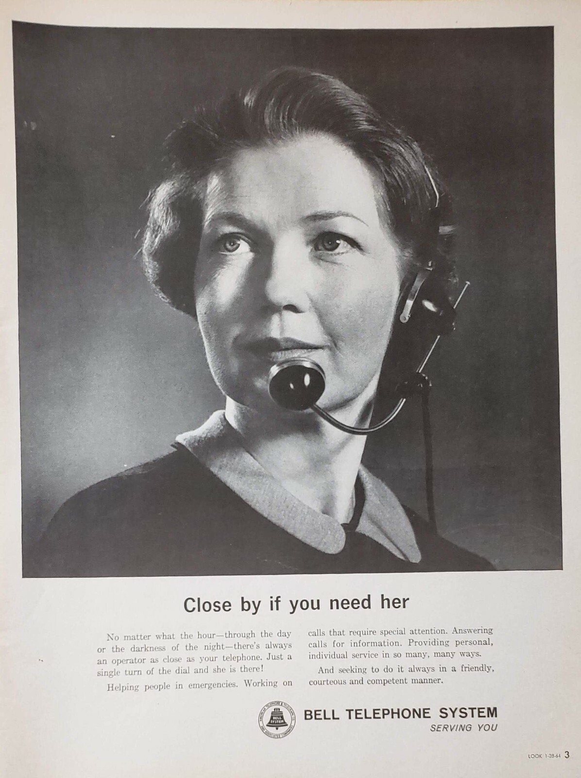 Lot 3 Vintage 1945 1964 Bell Telephone Long Distance Print Ads Farm ...