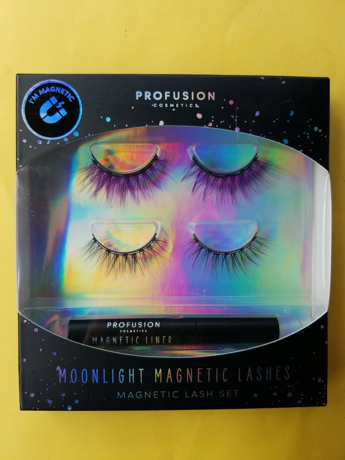 Profusion Cosmetics Moonlight 🧲 Magnetic Lashes With Liner, Purple ...