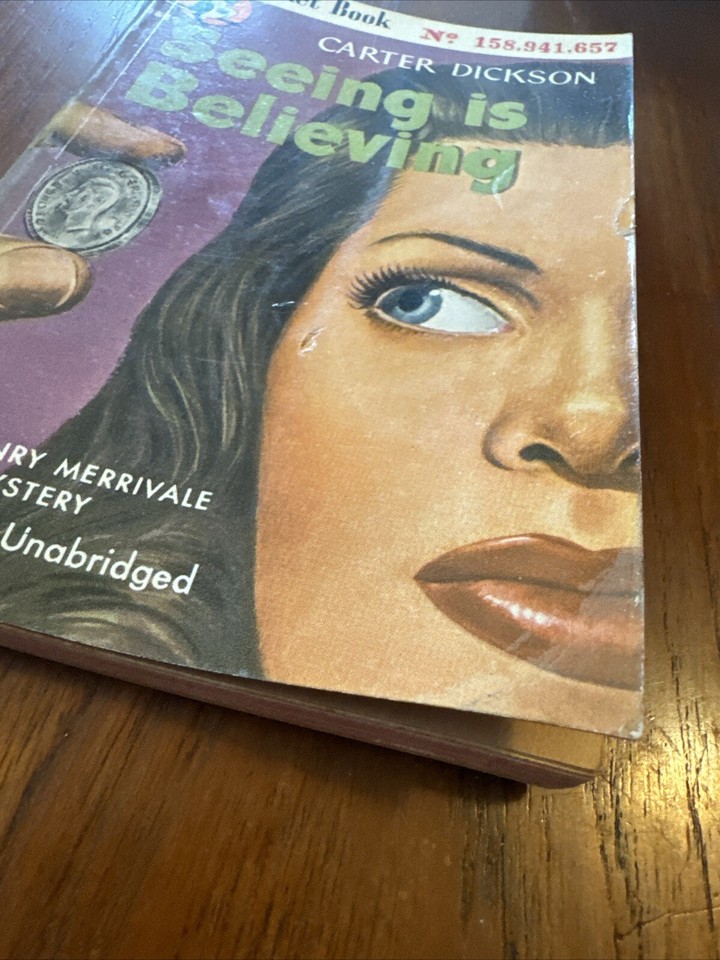 1946 Pocket Books: Seeing is Believing by Carter Dickson - Sir Henry ...