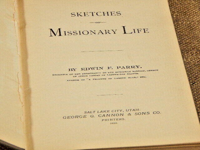 Sketches of Missionary Life by Edwin F. Parry/ 1899 | eBay