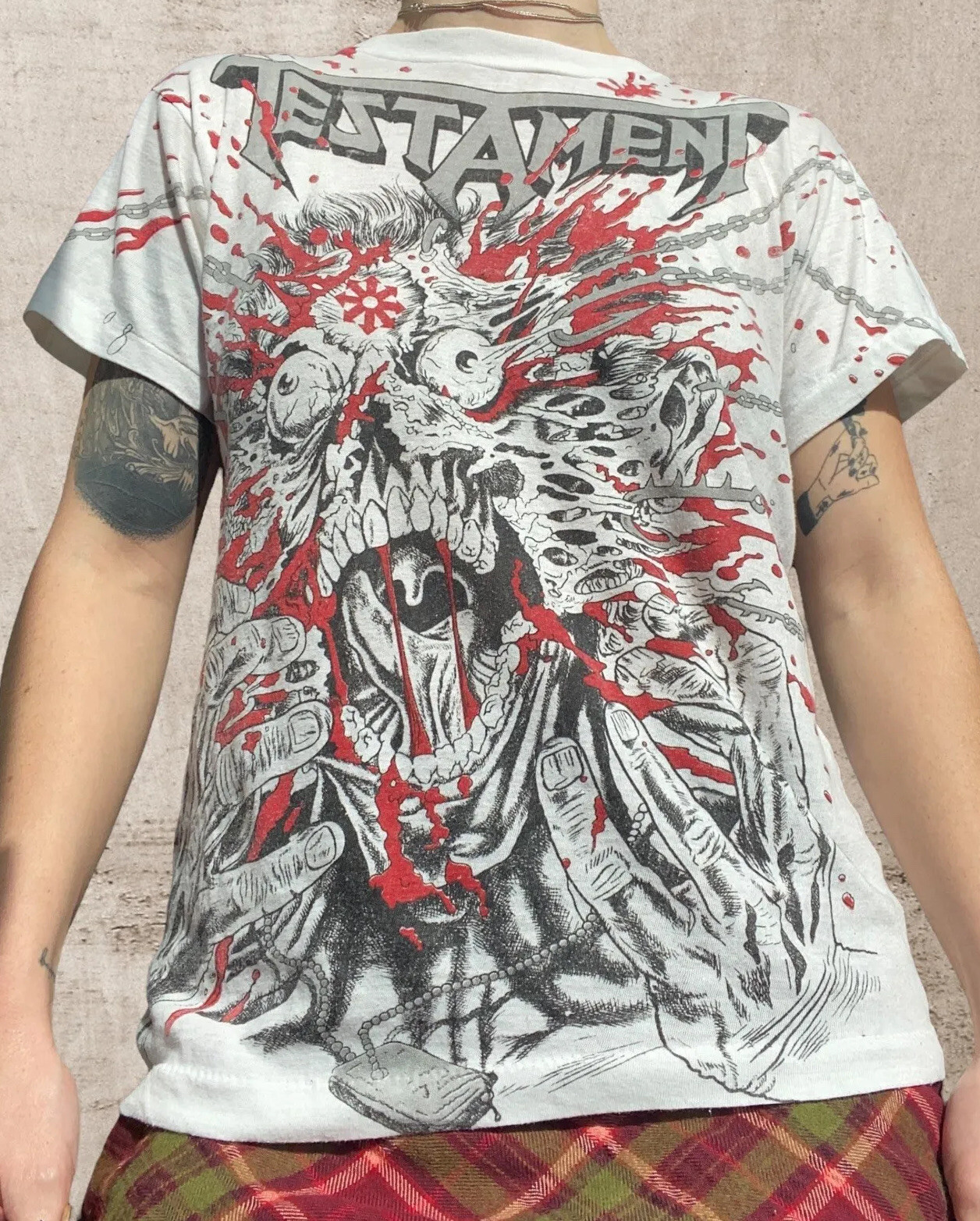 Vintage Brockum 1992 Testament Agony Gore Thrash Meta… - Gem