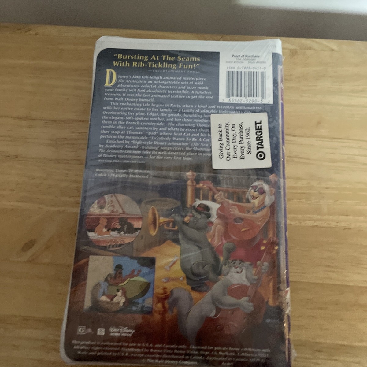 Os Aristogatos Vhs 1996 Selados THE ARISTOCATS VHS Tape Walt Disney