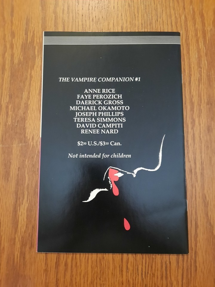The Vampire Companion #1 (Innovation, 1991) Anne Rice | eBay