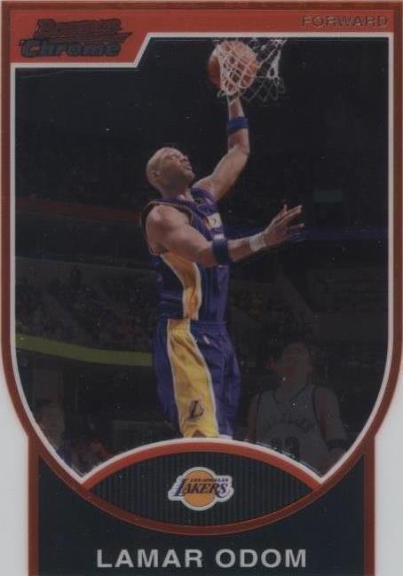 2007-08 Bowman Draft Picks & Stars - Chrome Lamar Odom #61 for sale ...