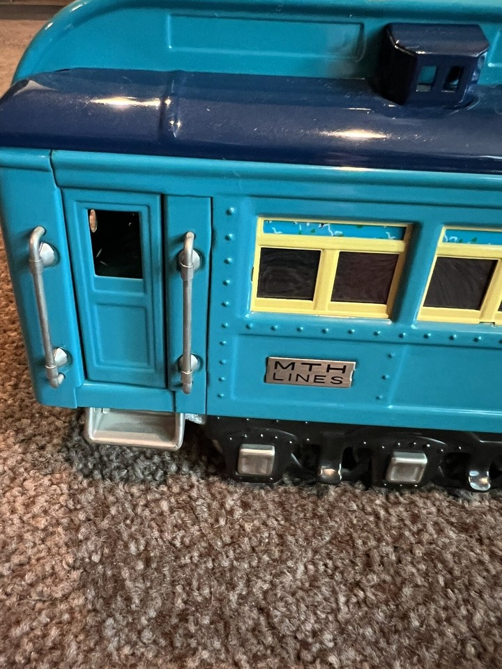 MTH Lionel Blue Comet 421 Tempel Passenger Observation Car Standard ...