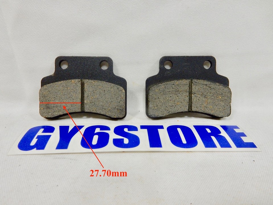 DISC BRAKE PAD SET FOR 50cc QMB139 AND 150cc GY6 SCOOTERS and ATVS ...