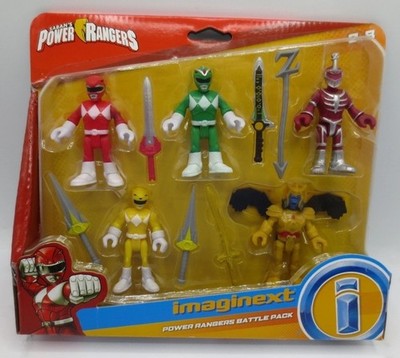 IMAGINEXT Power Rangers Battle Pack Fisher-Price, Red, Green, Yellow ...