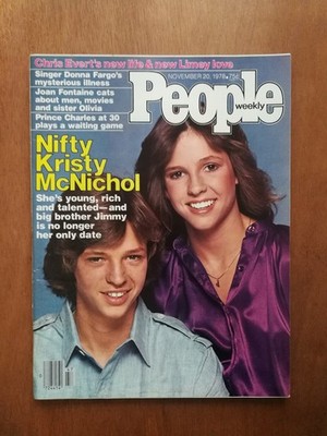 People Magazine November 20 1978 Kristy McNichol Chris Evert Newsstand ...