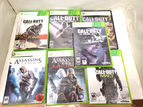 XBOX 360 Shooter Games complete with books good condition 7 games in ...