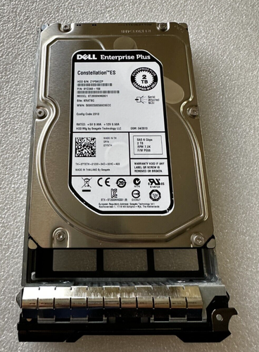 Dell 7YXTH 2TB 3.5" 7.2K 6G SAS LFF HDD ST2000NM0001 07YXTH w/ 072CWN ...