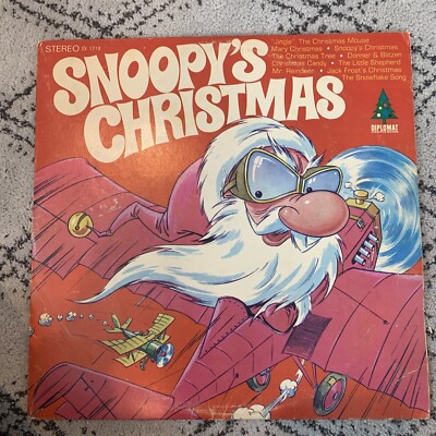 Snoopy's Christmas Vinyl LP Record Stereo SX1718 Diplomat Christmas ...