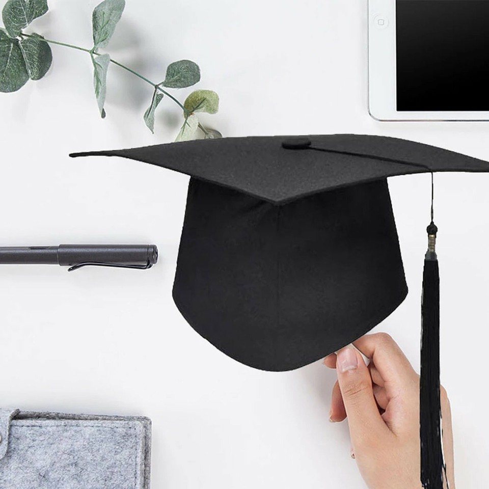 Mortarboard Graduation Hat Academic Cap Black Bachelor Master ...