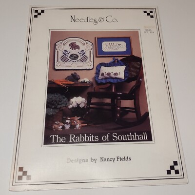 Needles & Co. The Rabbits Of Southhall Cross Stitch Design By Nancy ...