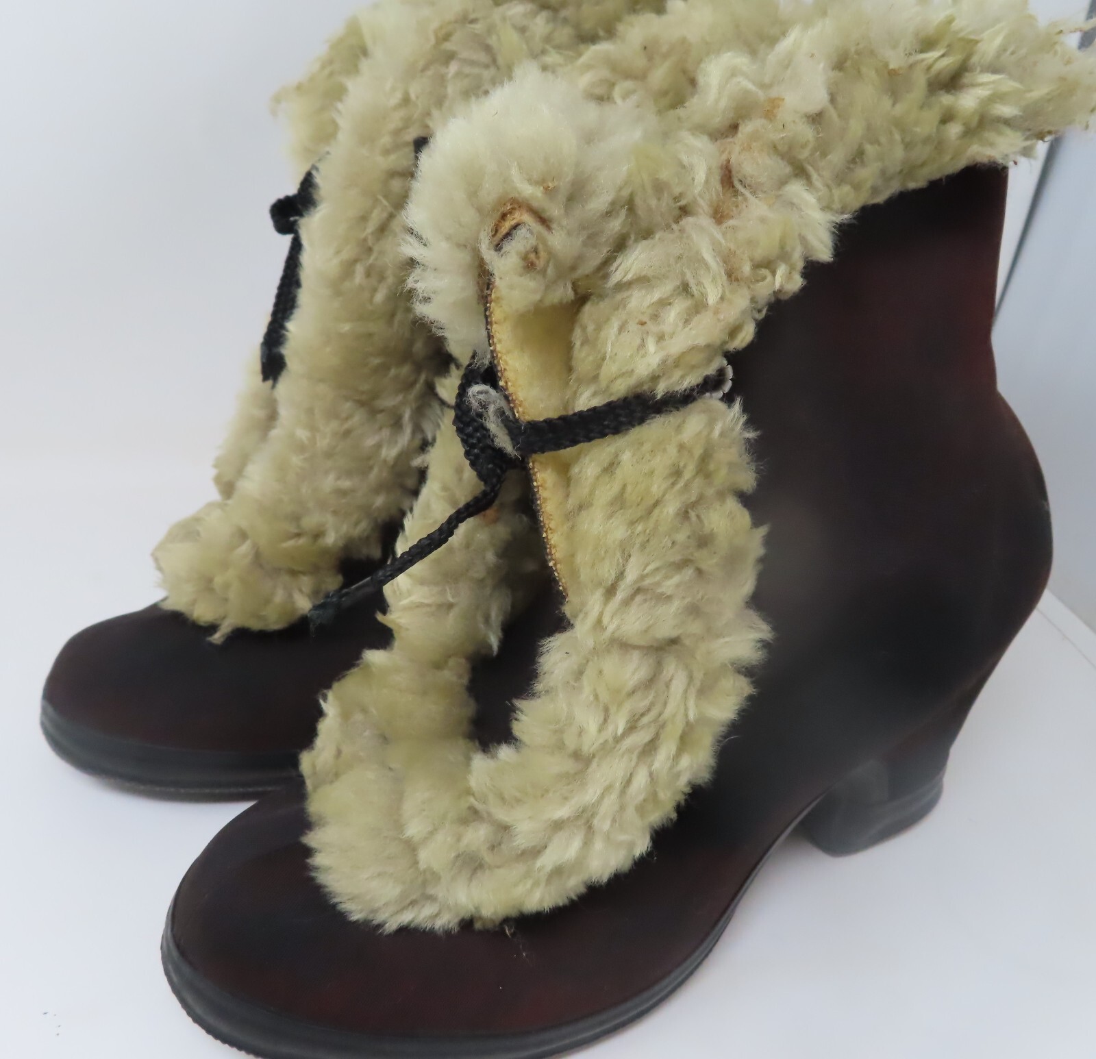 Vintage Womens B F Goodrich Carriage Boots Nyl-n Gaiter 1930s Size 6 | eBay