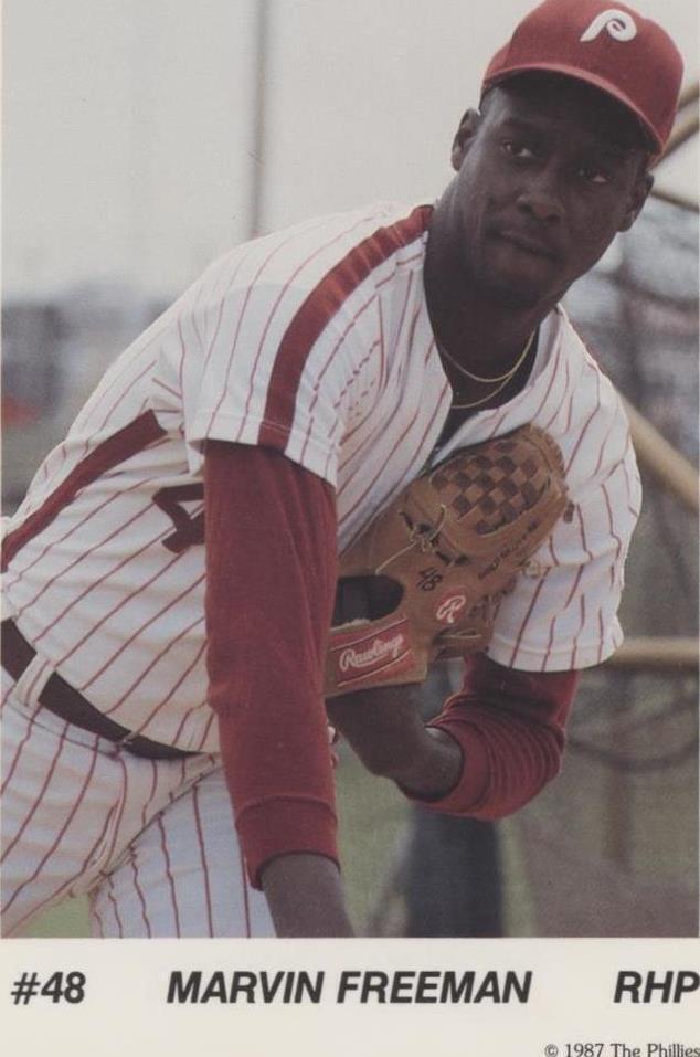 1987 Tastykake Philadelphia Phillies - Marvin Freeman #48 (RC) for sale ...