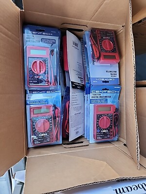 Cen-Tech, 7 Function Multimeter #69096 New Lot Of 3 - Digital Volt Ohm ...
