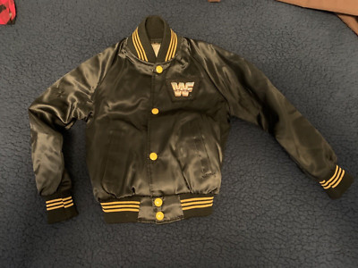 1985 WWF VINTAGE WRESTLING WWF JACKET ANDRE GIANT HULK HOGAN YOUTH L 7 ...