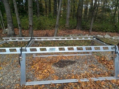 System One Aluminum Heavy Duty Contractors Rig Pick-Up Truck Ladder ...