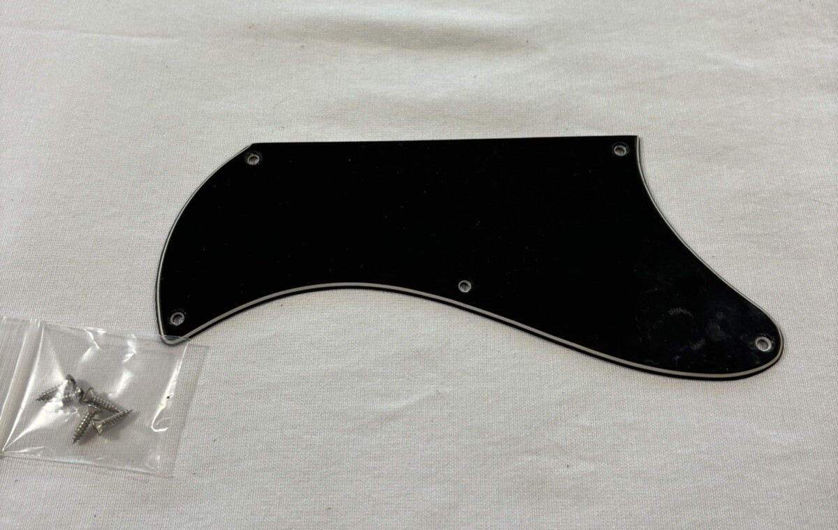 2002 Schecter Ultra 3-Ply Pickguard Black w/ HW | eBay
