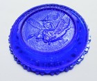 Vintage Cup Plate Cobalt Blue Mother Goose Pair-Point in Box Papers ...