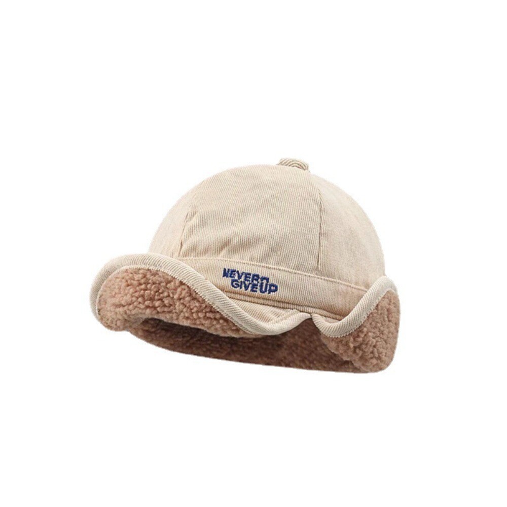 Lamb Wool Flying Caps Thickened Duckbill Hat Popular Ear Cover Caps ...
