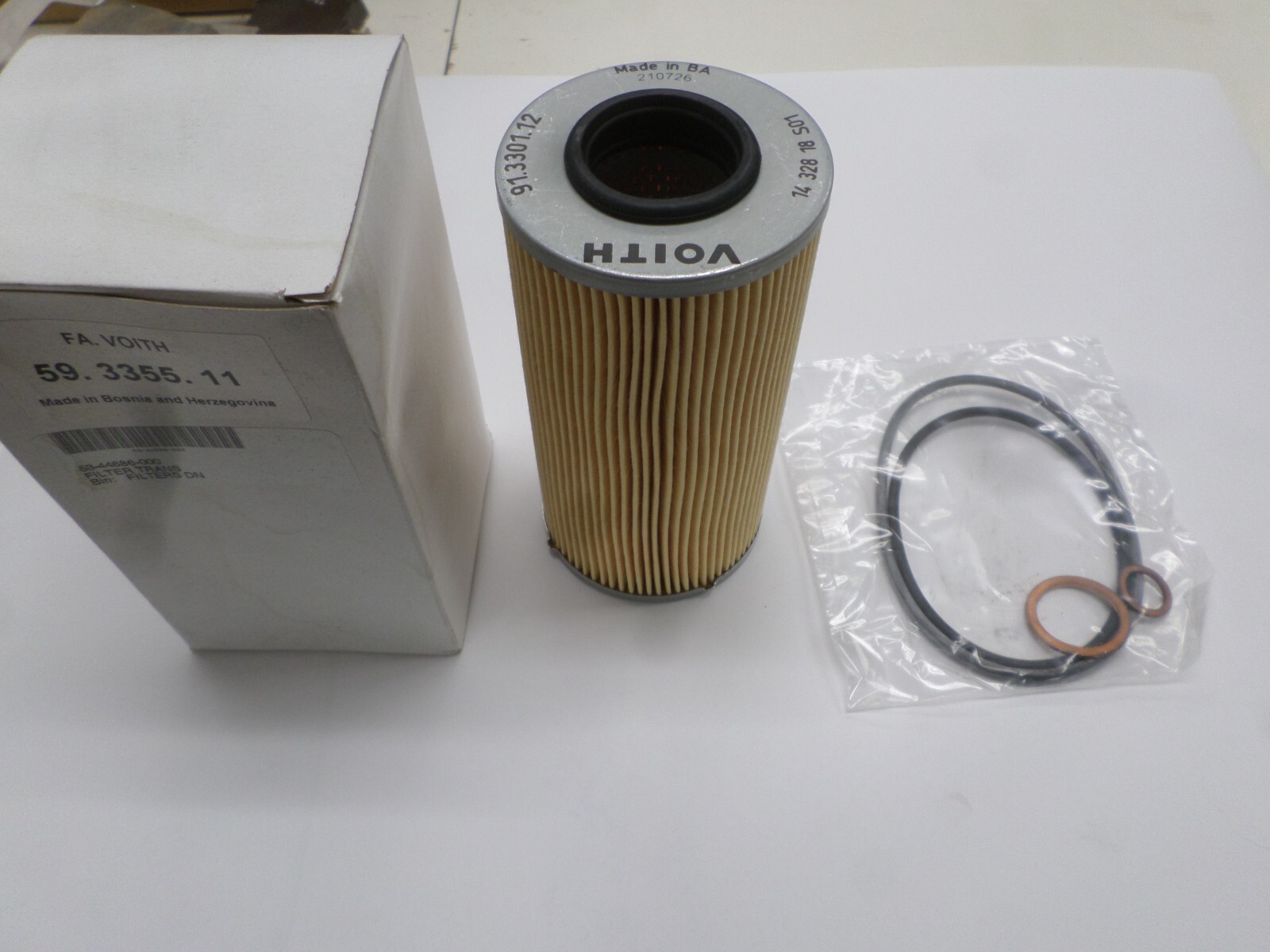 FA. VOITH OIL FILTER KIT 59.3355.10 PN 91.3301.12 New Old Stock | eBay