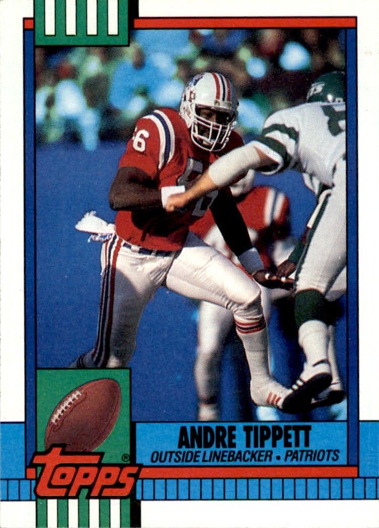 1990 Topps Andre Tippett New England Patriots #421 Football Card | eBay