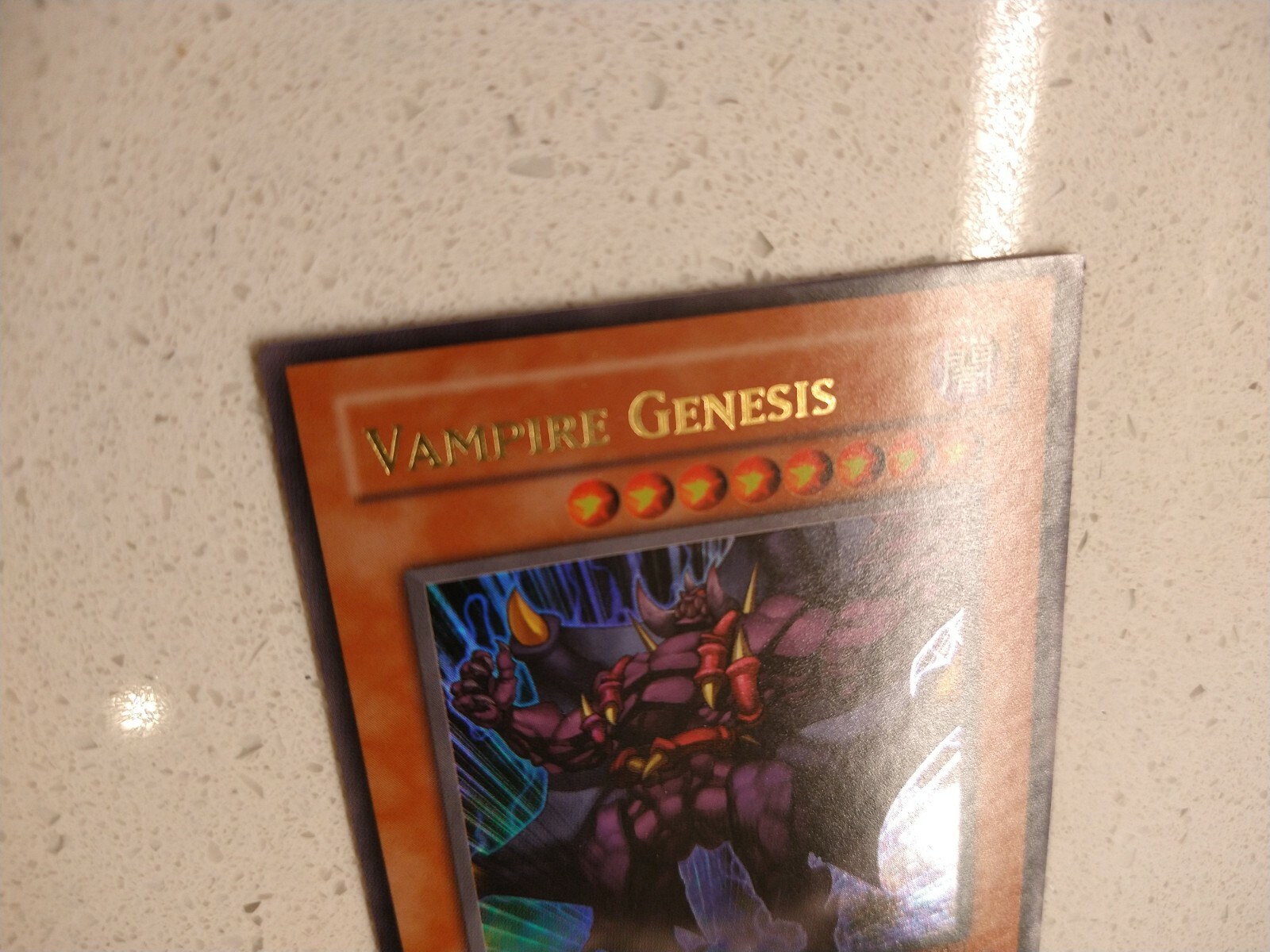 VAMPIRE GENESIS 1ST EDITION Yu-Gi-Oh SD2-EN001- SECRET Rare - Holo Foil ...