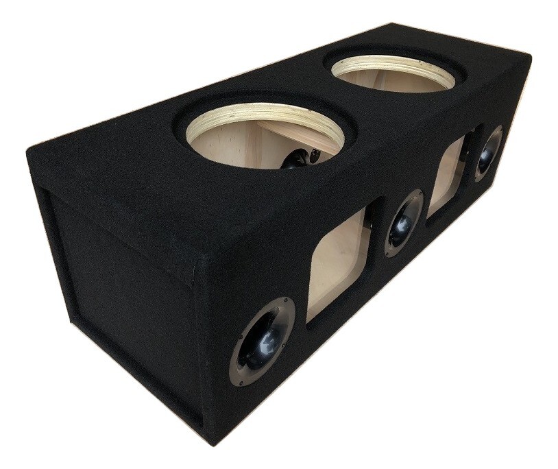Custom Ported Subwoofer Box Enclosure for 2 12" Rockford Fosgate T1 ...