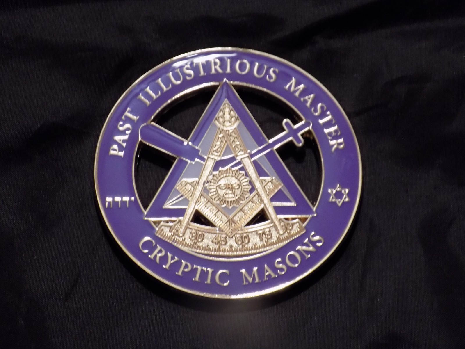 Masonic 3" Car Emblem York Rites Past Illustrious Master Cryptic Masons ...