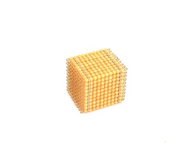 NEW Montessori Mathematics Material - Golden Bead Thousand Cube | eBay