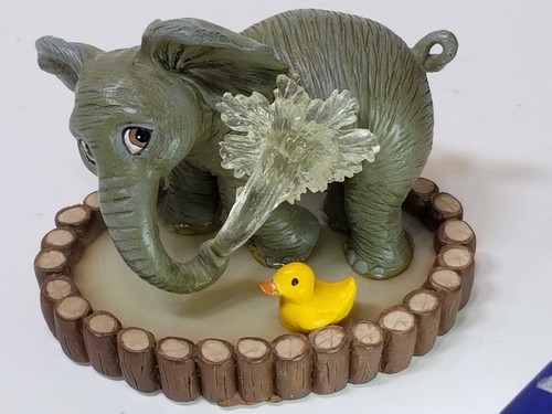1990s Hamilton Collection Elephant Just Splashin' Ducky from Waterful ...