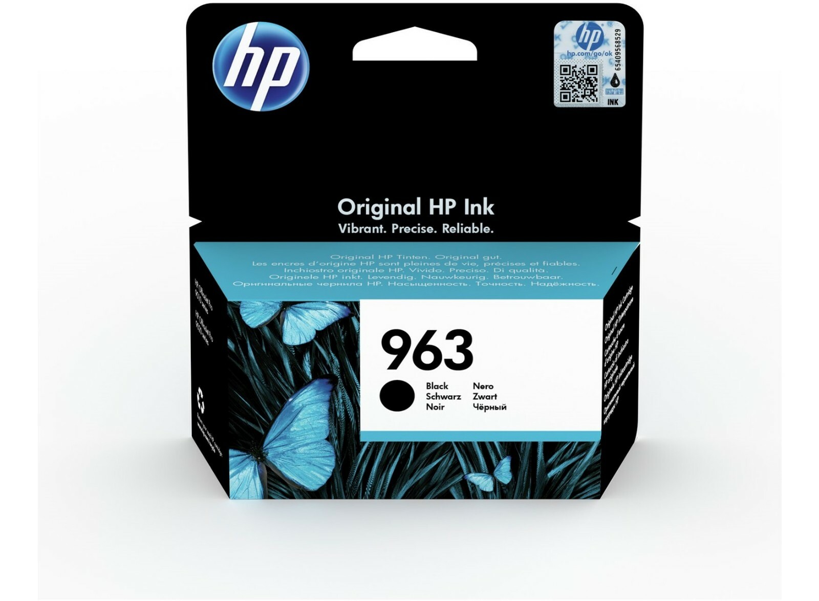 New & Original HP 963 Black Ink Cartridge for HP OfficeJet Pro 9012 ...