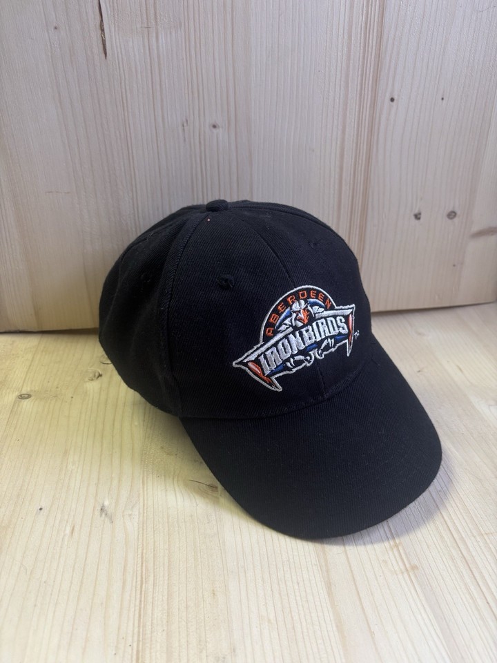 Aberdeen Ironbirds Hat Orioles Minor League Adjustable Strapback Black ...