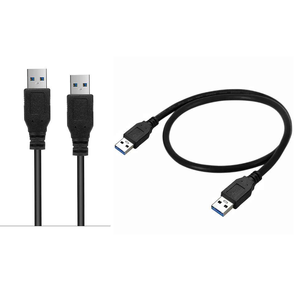 USB A to USB A Cable 1.5M High Speed Data Transfer Lead for PC Laptop ...