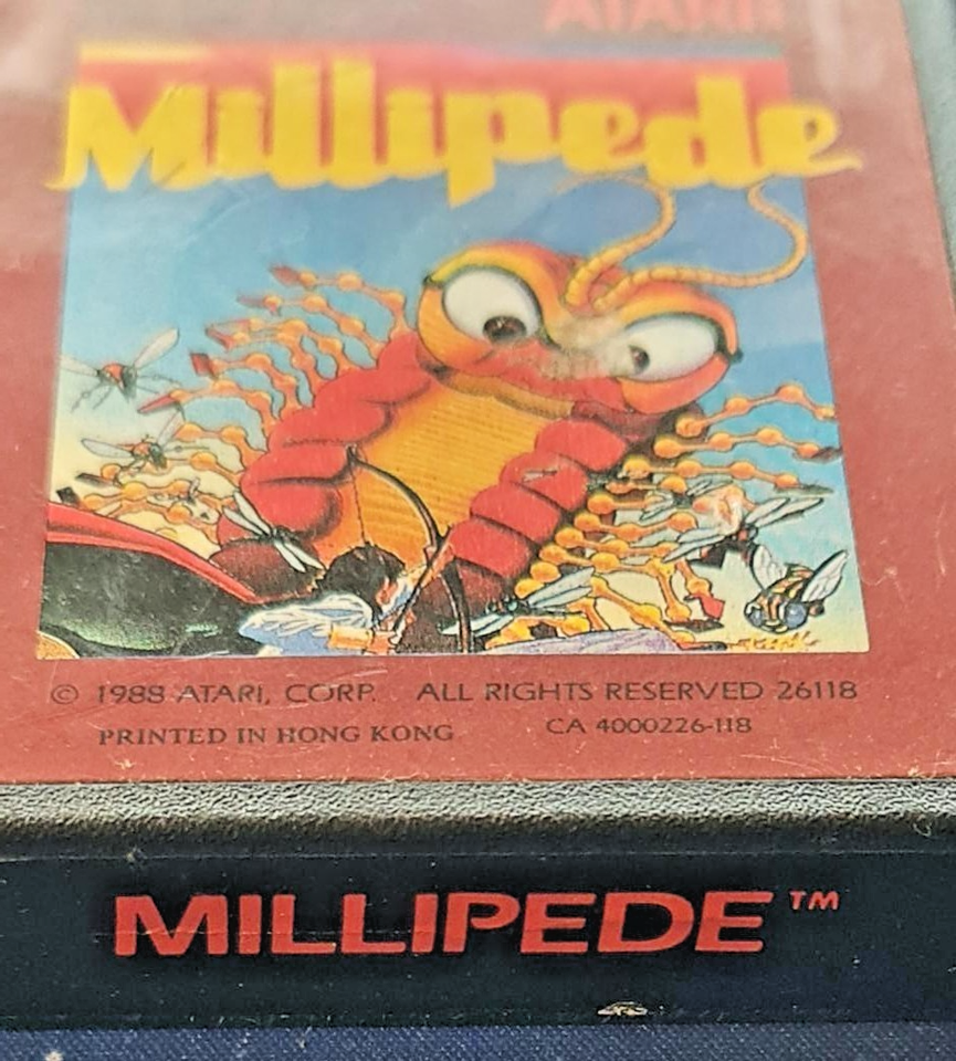 Vintage Retro Atari 2600 Millipede Game Cartridge | eBay UK