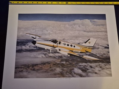1972 Cessna 421 Golden Eagle Color Print Will Be Professionally ...