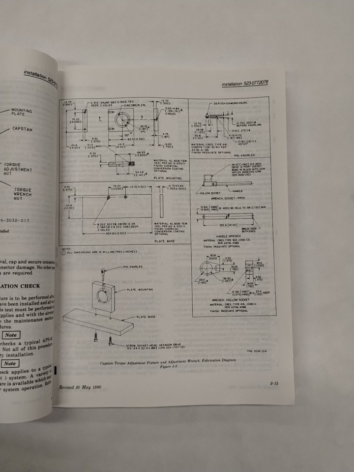 Collins APS-85 Autopilot System Installation Operations & Maintenance ...