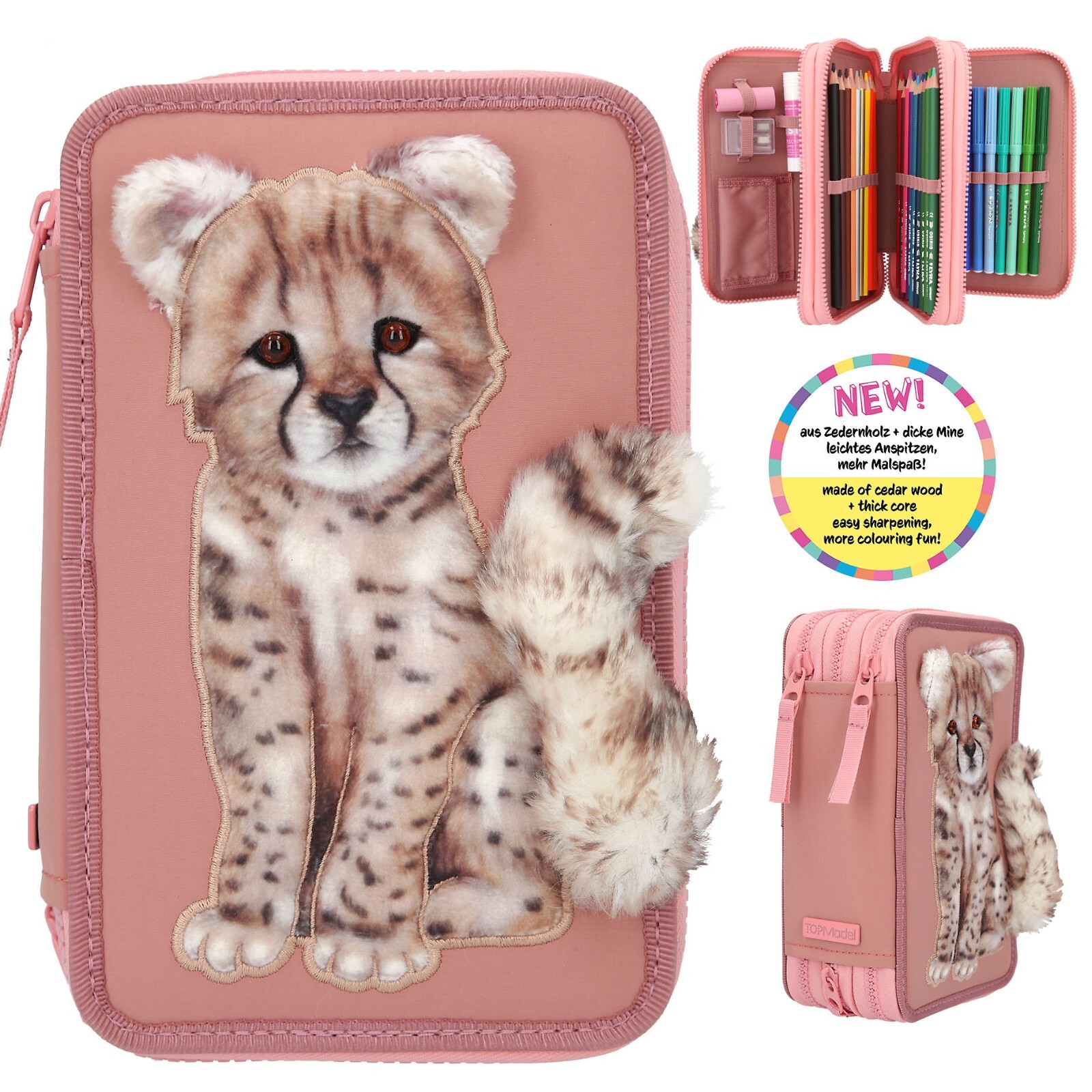 Federmappe Federtasche Top Model Urban Jungle Depesche